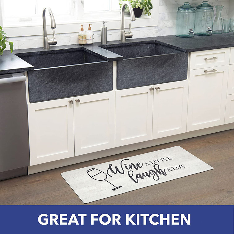 Trinx Iroha Anti-Fatigue Non-Skid Kitchen Mat | Wayfair